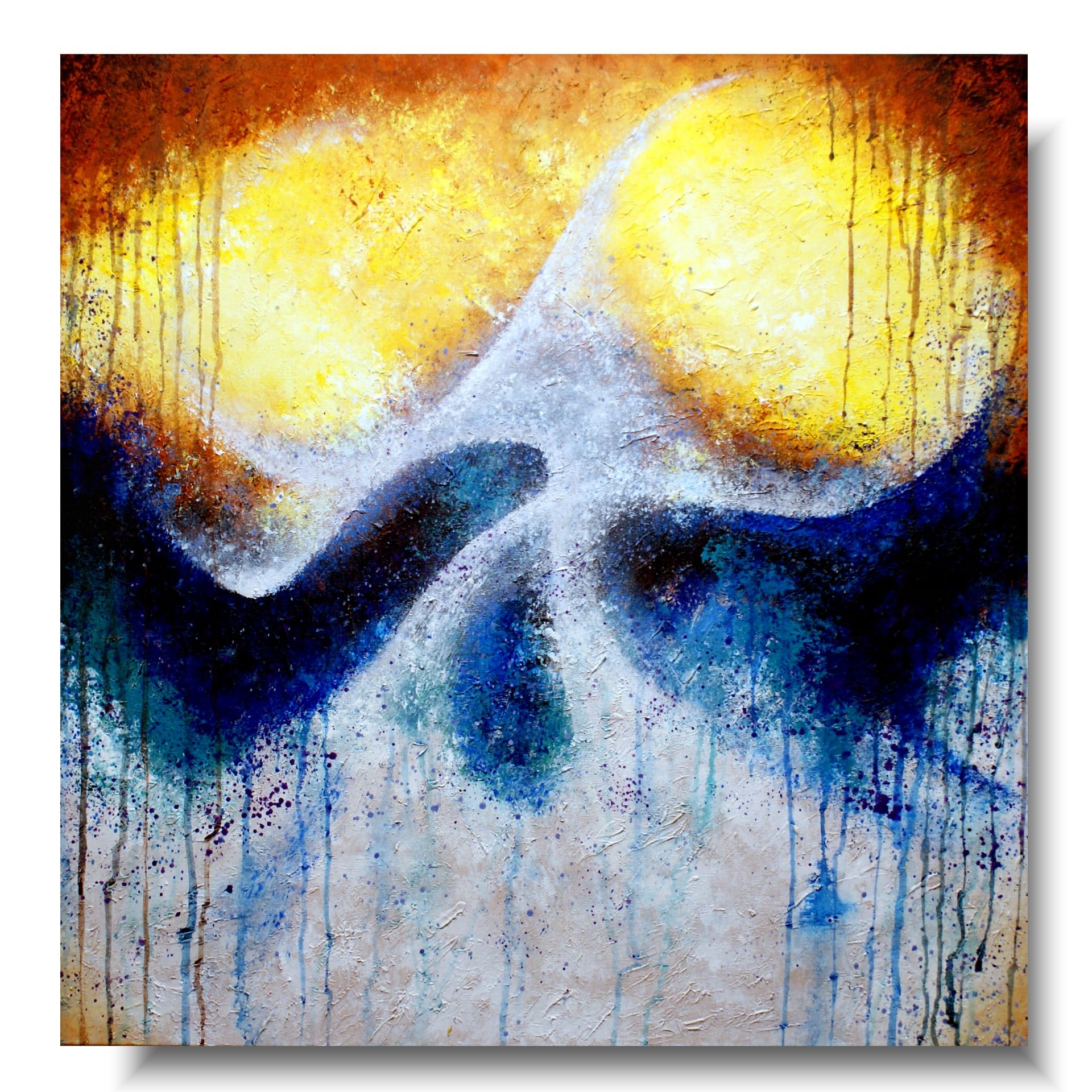 Modny obraz abstrakcyjny walka nowoczesne obrazy malowane 1781A