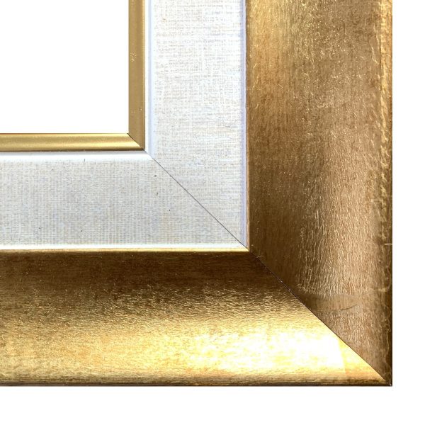 Szampańska rama do obrazu klasyczna z przetarciem P931/01