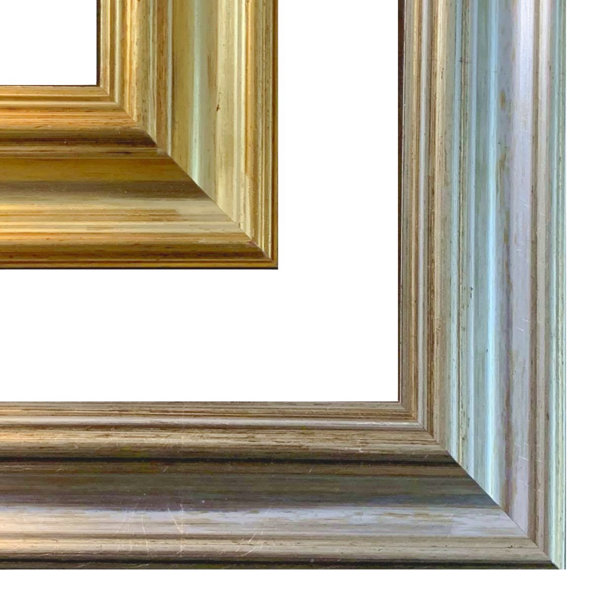 Rama do obrazu srebrna klasyczna szampan