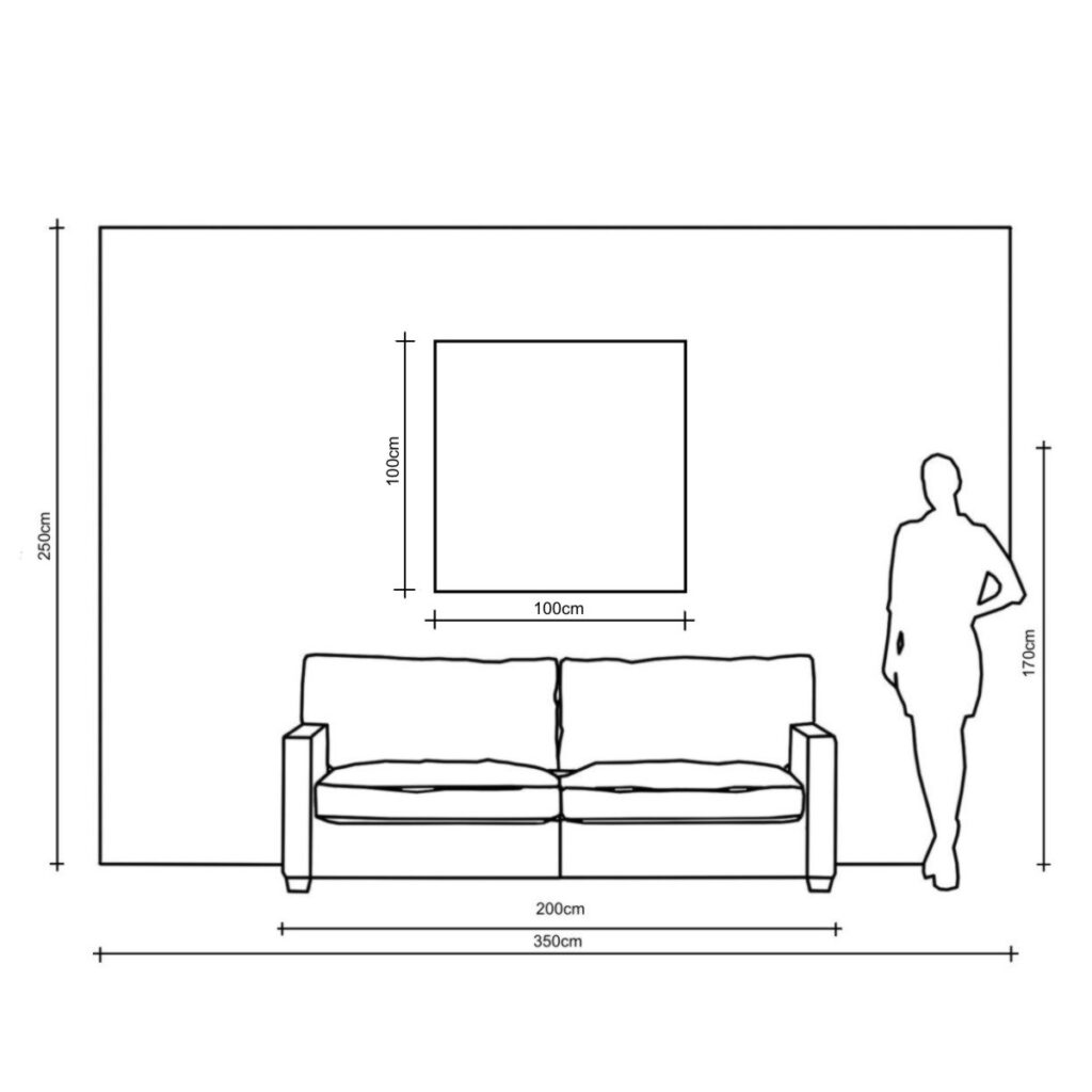 Obraz nowoczesny kolorowy portret "Rozdarcie" 2339A